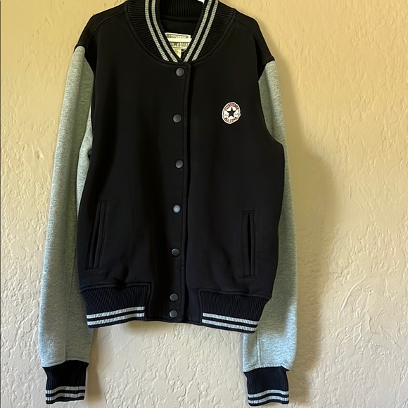 Converse | Jackets & Coats | Converse Black And Gray Kids Jacket | Poshmark